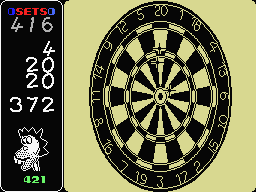 Screenshot of Pub Darts (MSX, 1986) - MobyGames