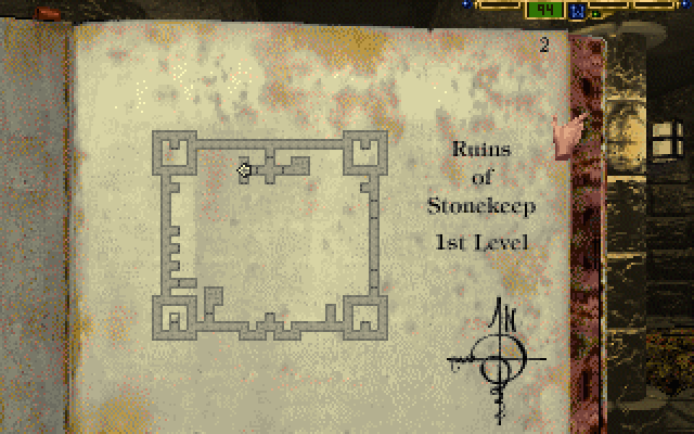 Screenshot of Stonekeep (DOS, 1995) - MobyGames