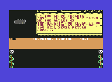 Screenshot of Master of Magic (Commodore 64, 1985) - MobyGames