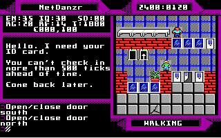 Screenshot of 2400 A.D. (DOS, 1988) - MobyGames