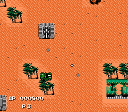 Screenshot of Jackal (NES, 1986) - MobyGames