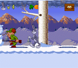 Screenshot of Bugs Bunny Rabbit Rampage (SNES, 1994) - MobyGames