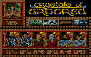 Screenshot of Crystals of Arborea (DOS, 1990) - MobyGames
