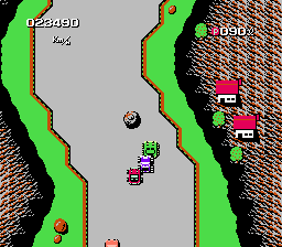 Screenshot of Bump 'N' Jump (NES, 1982) - MobyGames