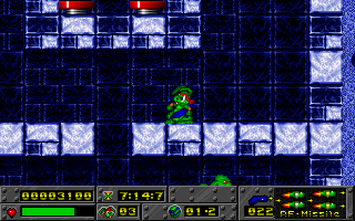 Screenshot of Jazz Jackrabbit (DOS, 1994) - MobyGames