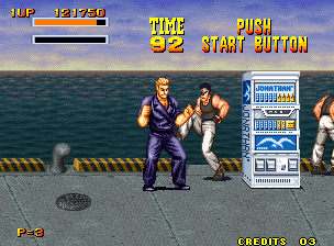 Screenshot of Burning Fight (Neo Geo, 1991) - MobyGames