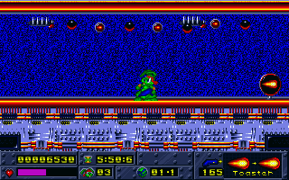 Screenshot of Jazz Jackrabbit (DOS, 1994) - MobyGames
