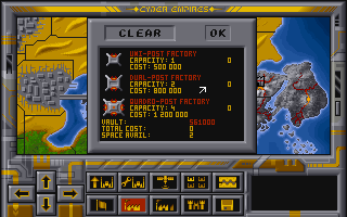 Screenshot of Cyber Empires (DOS, 1992) - MobyGames