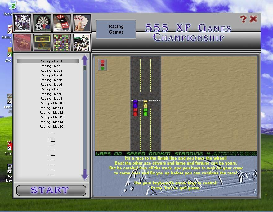 Screenshot of 555 Games XP Championship (Windows, 2005) - MobyGames