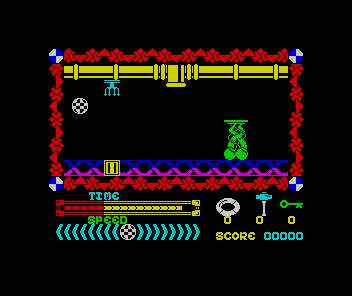 Screenshot of Action Reflex (ZX Spectrum, 1986) - MobyGames
