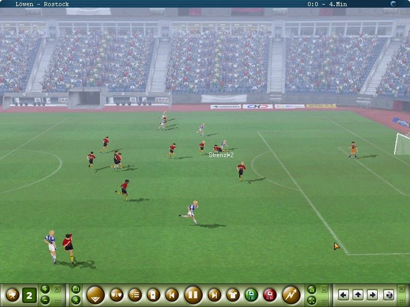 Screenshot of Soccer Manager Pro (Windows, 2003) - MobyGames