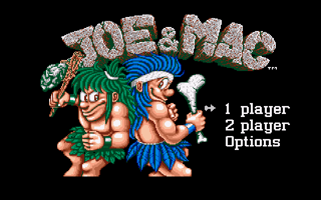 Screenshot of Joe & Mac: Caveman Ninja (Amiga, 1991) - MobyGames