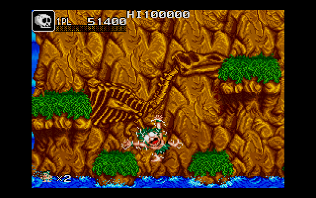 Screenshot of Joe & Mac: Caveman Ninja (DOS, 1991) - MobyGames
