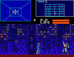 Screenshot of Cyborg Hunter (SEGA Master System, 1988) - MobyGames