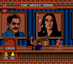 Screenshot of The Addams Family (Genesis, 1992) - MobyGames