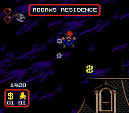 Screenshot of The Addams Family (Genesis, 1992) - MobyGames