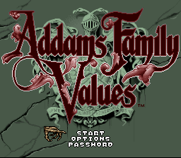 Screenshot of Addams Family Values (SNES, 1995) - MobyGames
