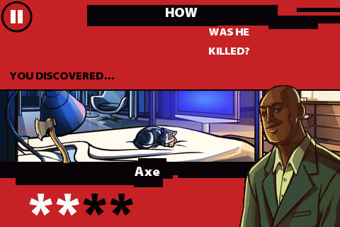 Screenshot of Clue (iPhone, 2008) - MobyGames