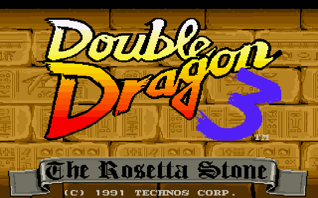 Double Dragon 3: The Rosetta Stone screenshots - MobyGames
