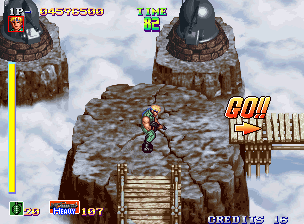 Screenshot of Shock Troopers (Arcade, 1997) - MobyGames