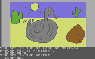 Screenshot of Hi-Res Adventure #2: The Wizard and the Princess ...