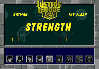 Screenshot of Justice League: Task Force (Genesis, 1995) - MobyGames