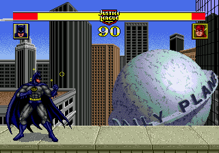 Screenshot of Justice League: Task Force (Genesis, 1995) - MobyGames