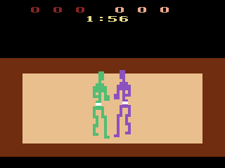 Screenshot of Karate (Atari 2600, 1982) - MobyGames