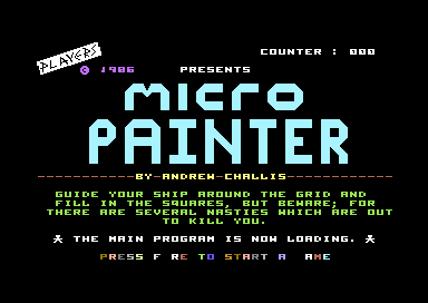 Micro Painter (1986) - MobyGames