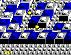 Screenshot of Pac-Mania (SEGA Master System, 1987) - MobyGames