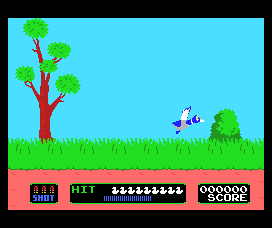 Screenshot of Duck Hunt (MSX, 2004) - MobyGames