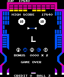 Screenshot of Gee Bee (Arcade, 1978) - MobyGames
