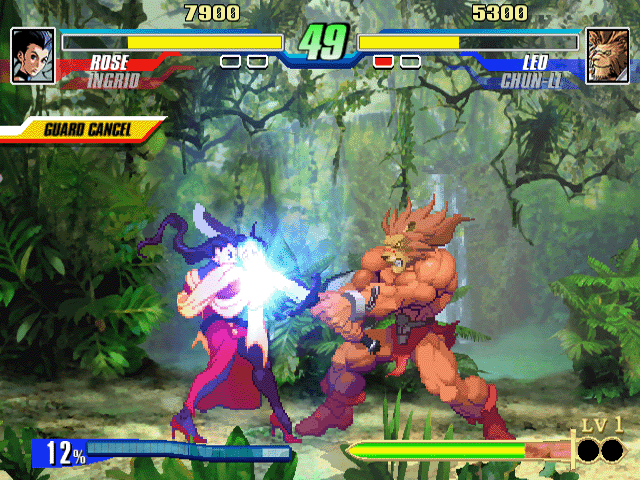 Screenshot of Capcom Fighting Evolution (PlayStation 2, 2004) - MobyGames