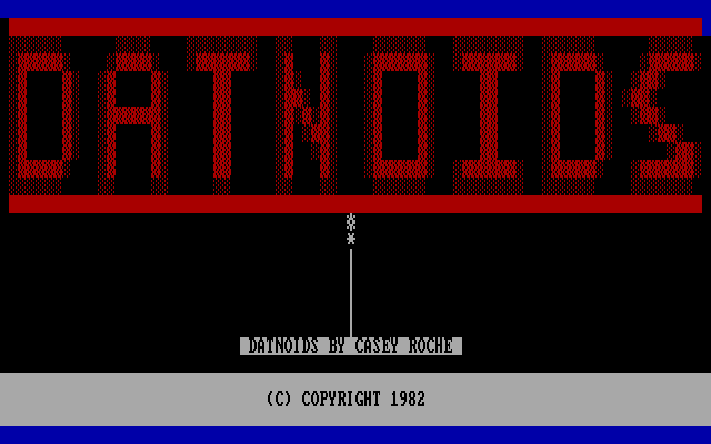 Datnoids (1982) - MobyGames