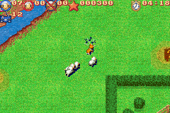 Screenshot of Sheep (Game Boy Advance, 2002) - MobyGames