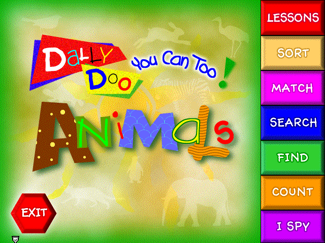 Dally Doo You Can Too! Animals (1997) - MobyGames