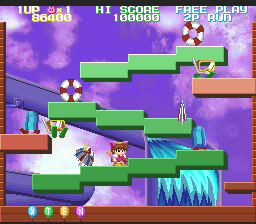 Screenshot of Chip Chan Kick! (PC-FX, 1996) - MobyGames