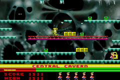 Screenshot of Manic Miner (Game Boy Advance, 1983) - MobyGames