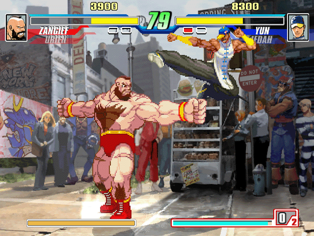 Screenshot of Capcom Fighting Evolution (PlayStation 2, 2004) - MobyGames