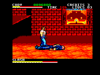 Screenshot of Final Fight (Amstrad CPC, 1989) - MobyGames