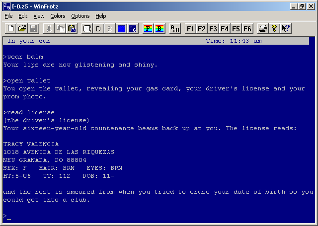 Screenshot of I-0: Jailbait on Interstate Zero (Windows, 1997) - MobyGames