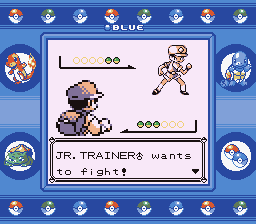 Screenshot of Pokémon Blue Version (Game Boy, 1998) - MobyGames