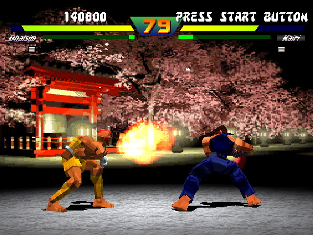 Screenshot of Street Fighter EX Plus α (PlayStation, 1997) - MobyGames