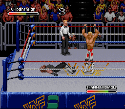 Screenshot of WWF Royal Rumble (SNES, 1993) - MobyGames