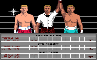 Screenshot of ABC Wide World of Sports Boxing (Amiga, 1991) - MobyGames