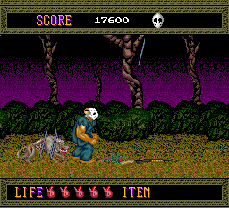 Screenshot of Splatterhouse (TurboGrafx-16, 1988) - MobyGames