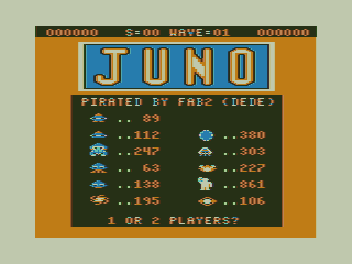 Juno (1985) - MobyGames