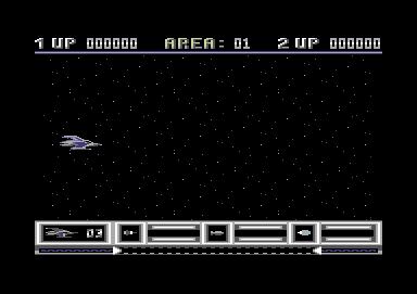 Screenshot of Katakis (Commodore 64, 1988) - MobyGames