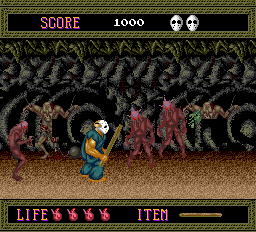 Screenshot of Splatterhouse (TurboGrafx-16, 1988) - MobyGames
