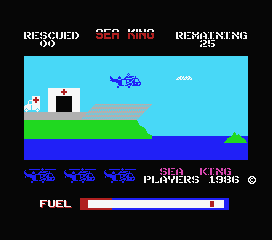 Screenshot of SeaKing (MSX, 1986) - MobyGames